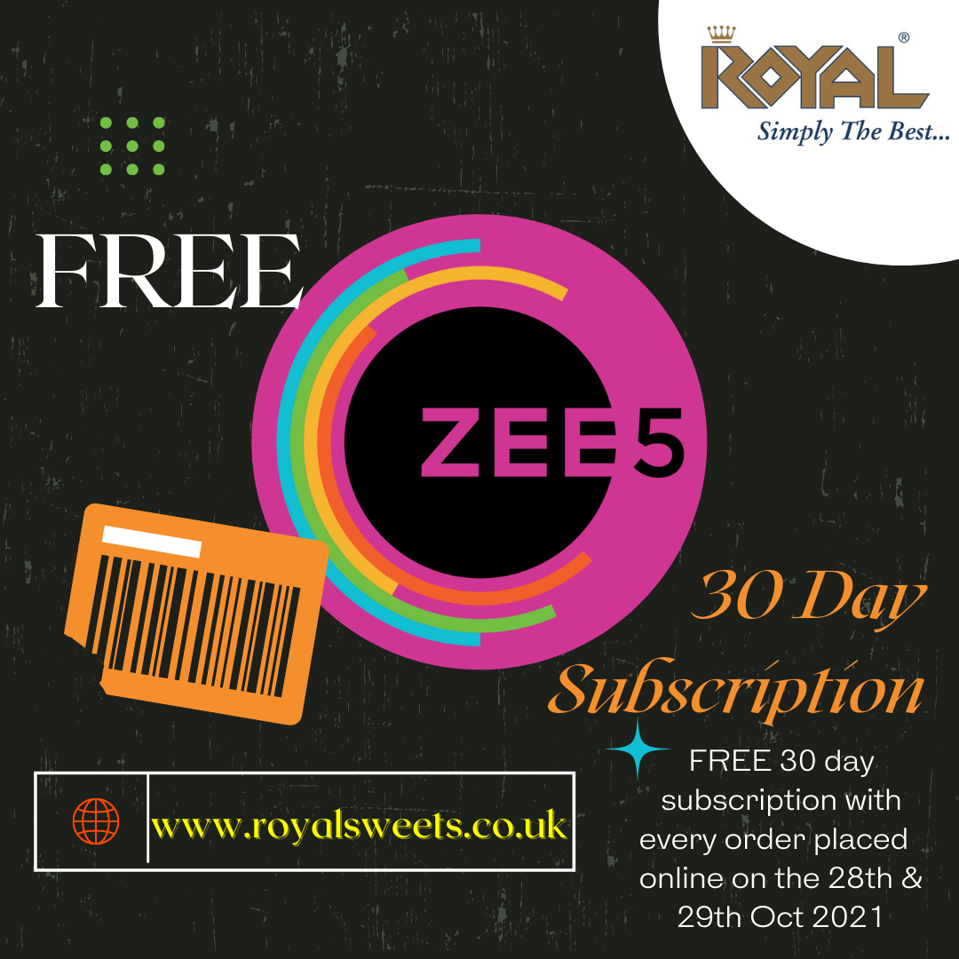 FREE 30 days subscription to Zee5 - Terms and Conditions | Royal Simply ...